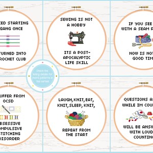 Funny Embroidery Stitch Counting - Crafting Meme Cross Stitch Pattern ...