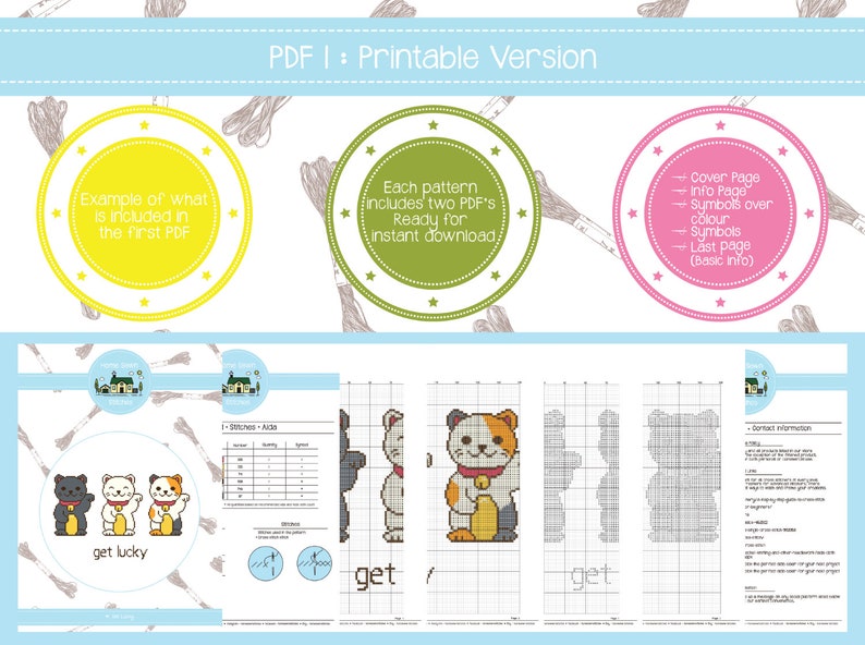 58008 Calculator Cute Geek and Computer Nerd Cross Stitch Pattern PDF ...