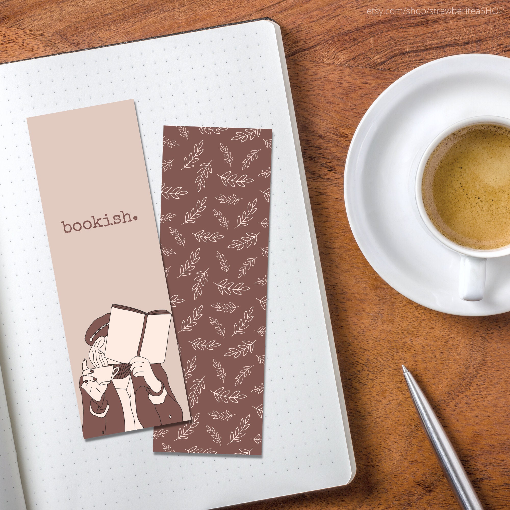 Bookish Printable Bookmarks - Gifts for Readers, Bookish Gifts, Light ...