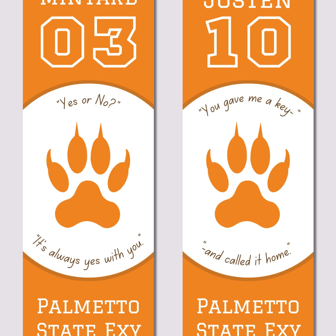 All for the Game Printable Bookmarks the Foxhole Court, Neil Josten ...