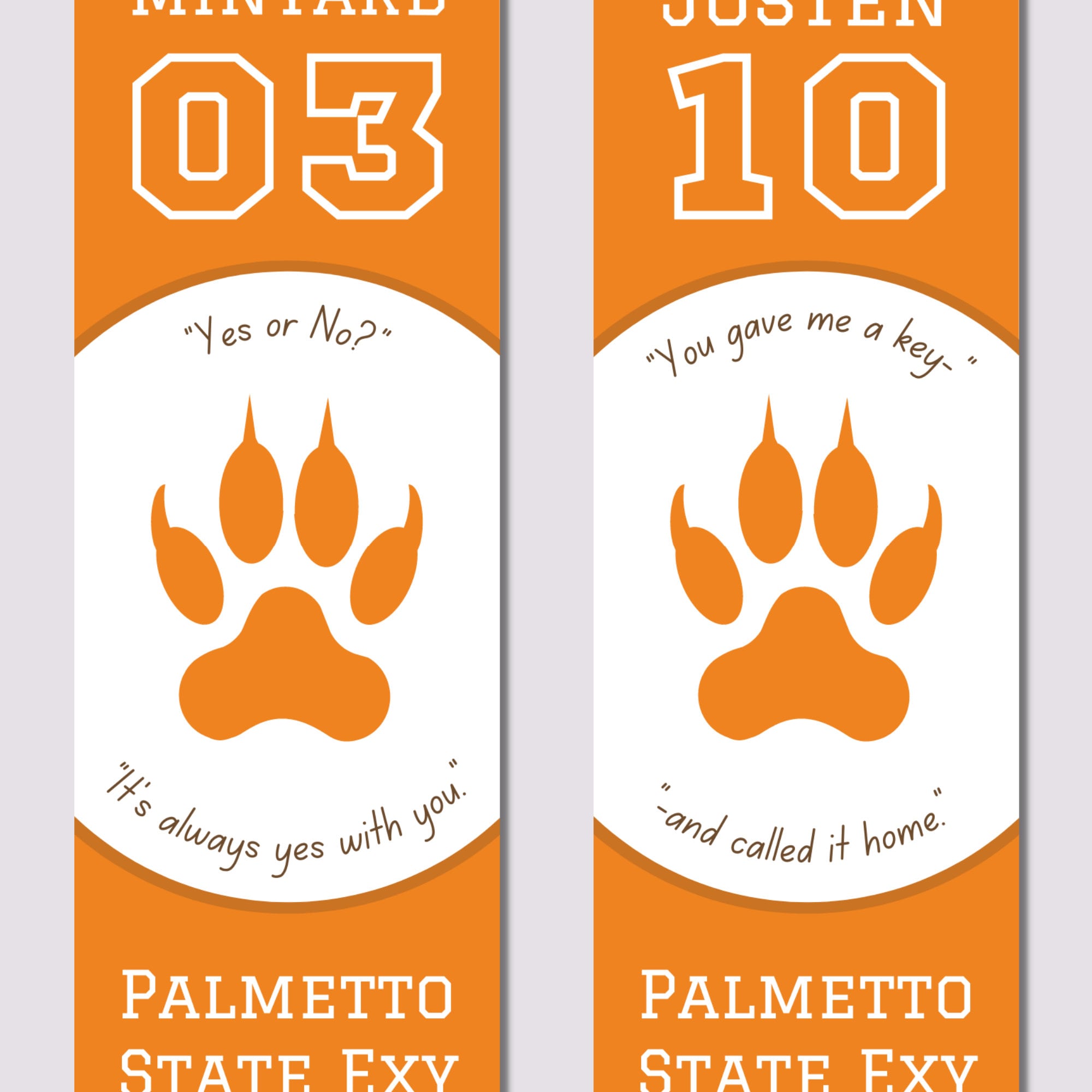 All for the Game Printable Bookmarks the Foxhole Court, Neil Josten ...