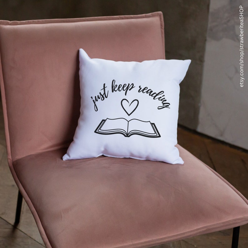 Just Keep Reading SVG, PNG, JPG Digital Download Bookish Tshirt ...