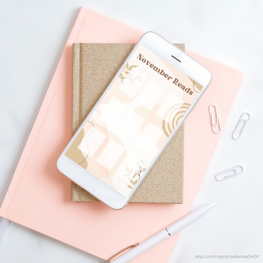 BOHO - 12 Instagram Story Monthly Reading Tracker Templates - Minimal ...