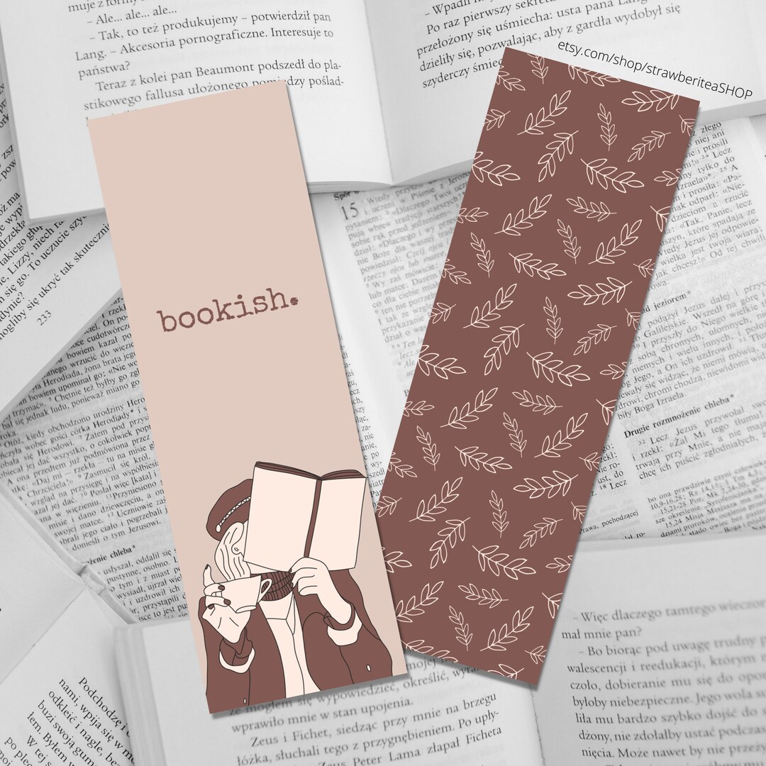 Bookish Printable Bookmarks - Gifts for Readers, Bookish Gifts, Light ...