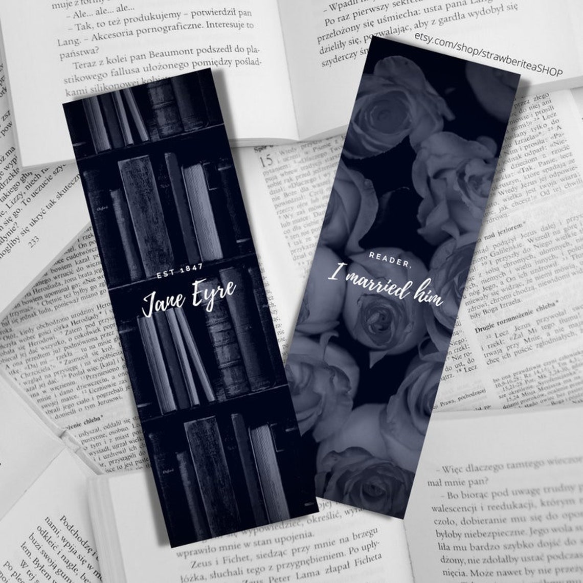 Romance Classics Printable Bookmark Bundle Jane Eyre, Pride and ...