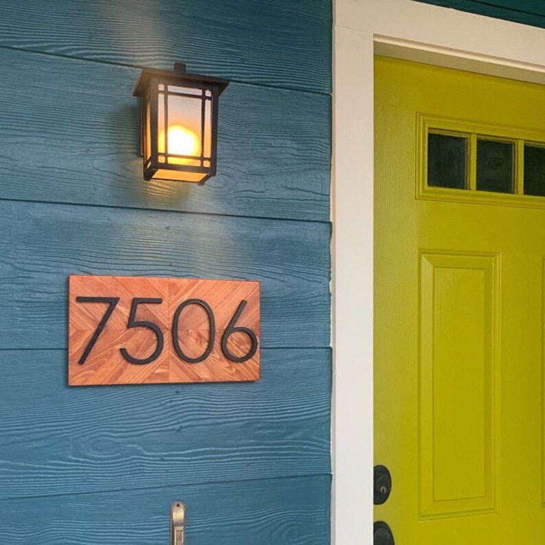 Address Plaque Number Sign Address Numbers Address Sign Etsy