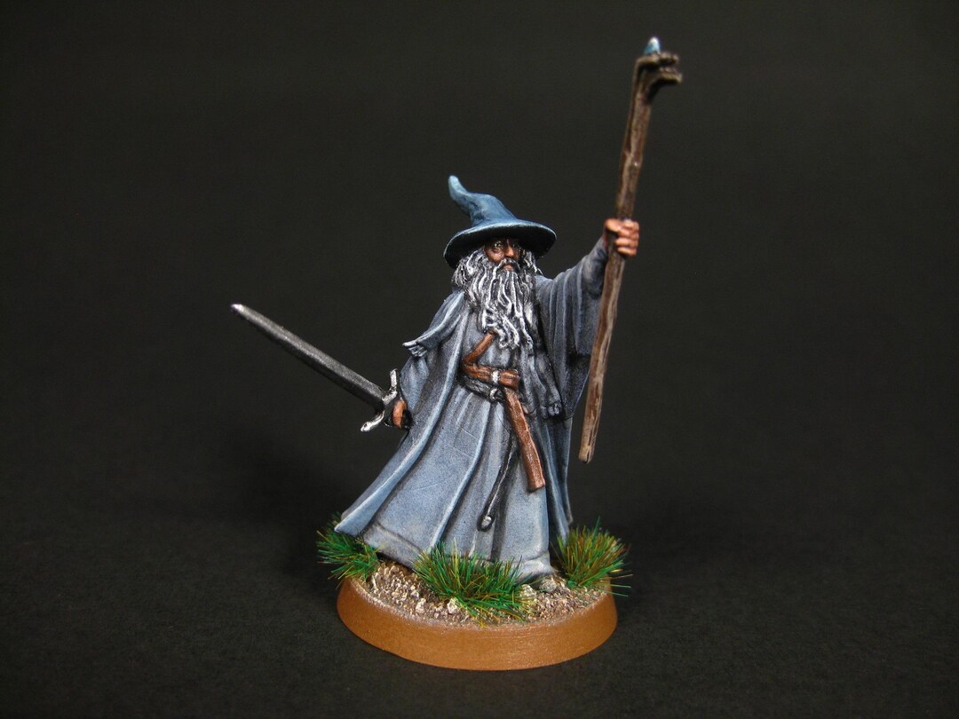 Commission Painting, GW LOTR "gandalf the Grey",miniature,28mm,d&d ...