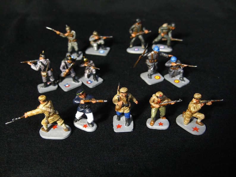 Commission for Axis & Allies X1 Figure , Global War Figures, 1/72 1/76 ...