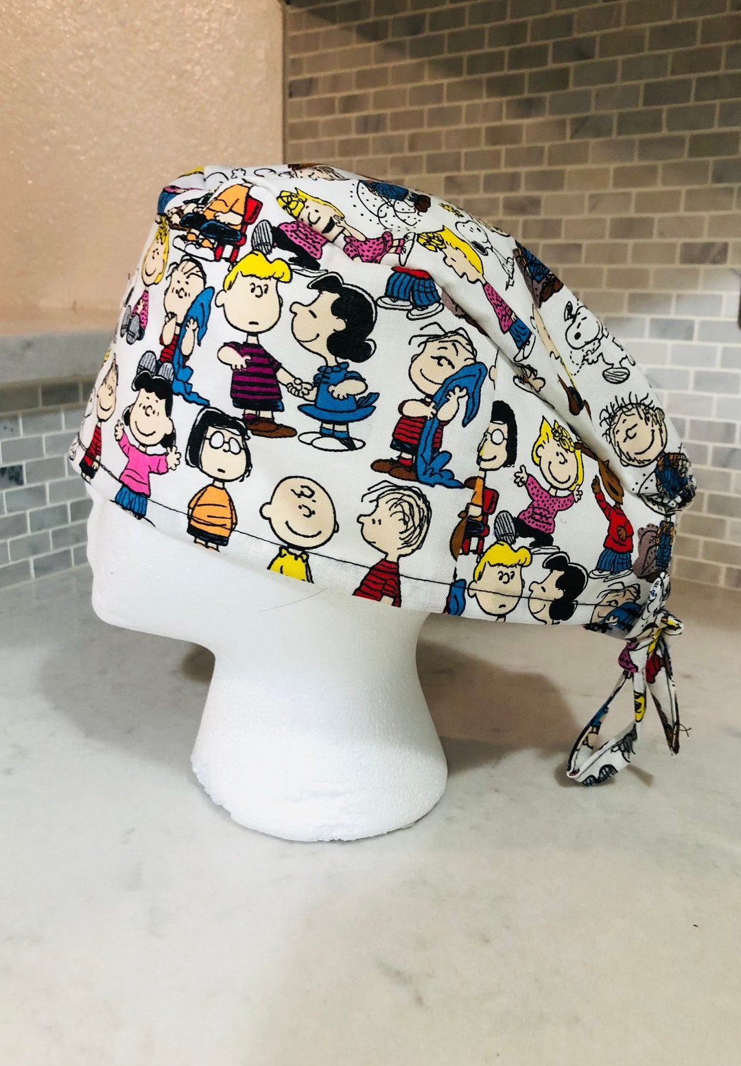 Ready to Ship Scrub Cap. Unisex Scrub Cap. Peanuts Scrub Cap. Nurse ...