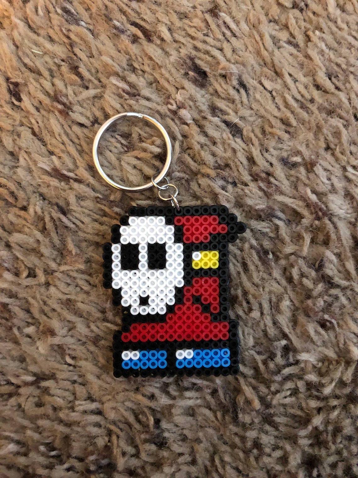 Mini Perler Beads Keychains Geeks Keychains Gamers | Etsy