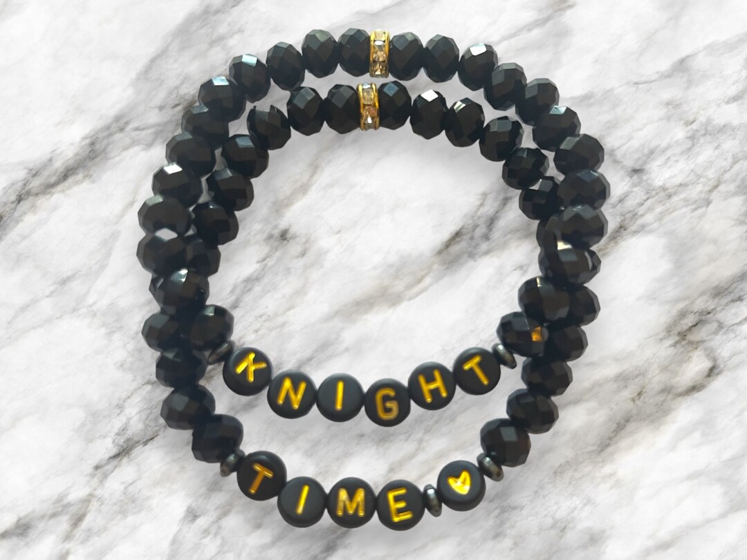 Stackable Vegas Golden Knights Bracelet - Etsy