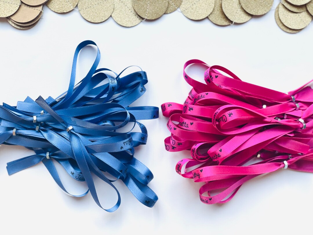 Bracelet ruban personnalisé avec écrou de FERMETURE pour EVJF, annonce ...