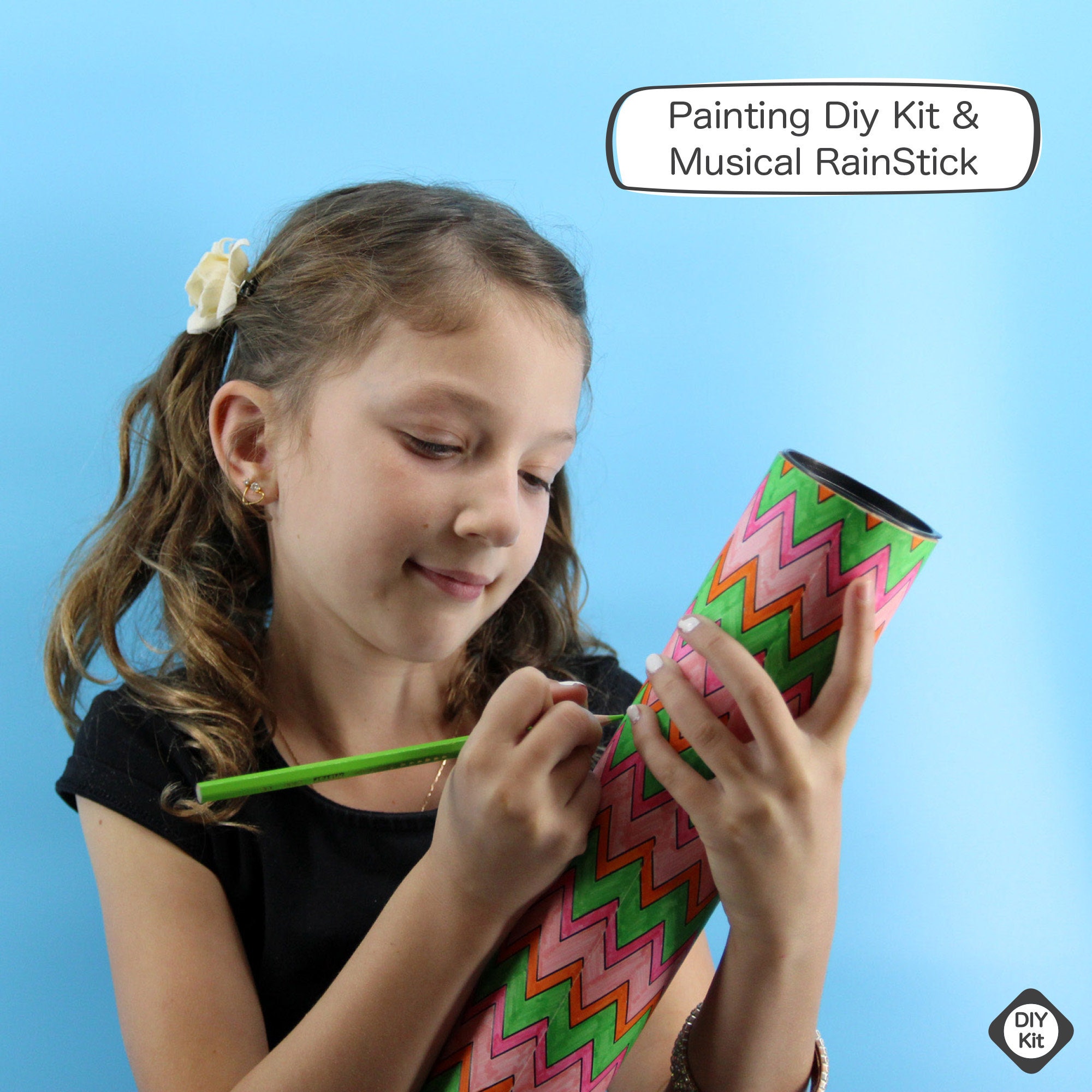 DIY Musical Rainstick Kit for Boys, Kids Craft Kits, Diy Activity Kit for Boy, Kids Coloring - Etsy