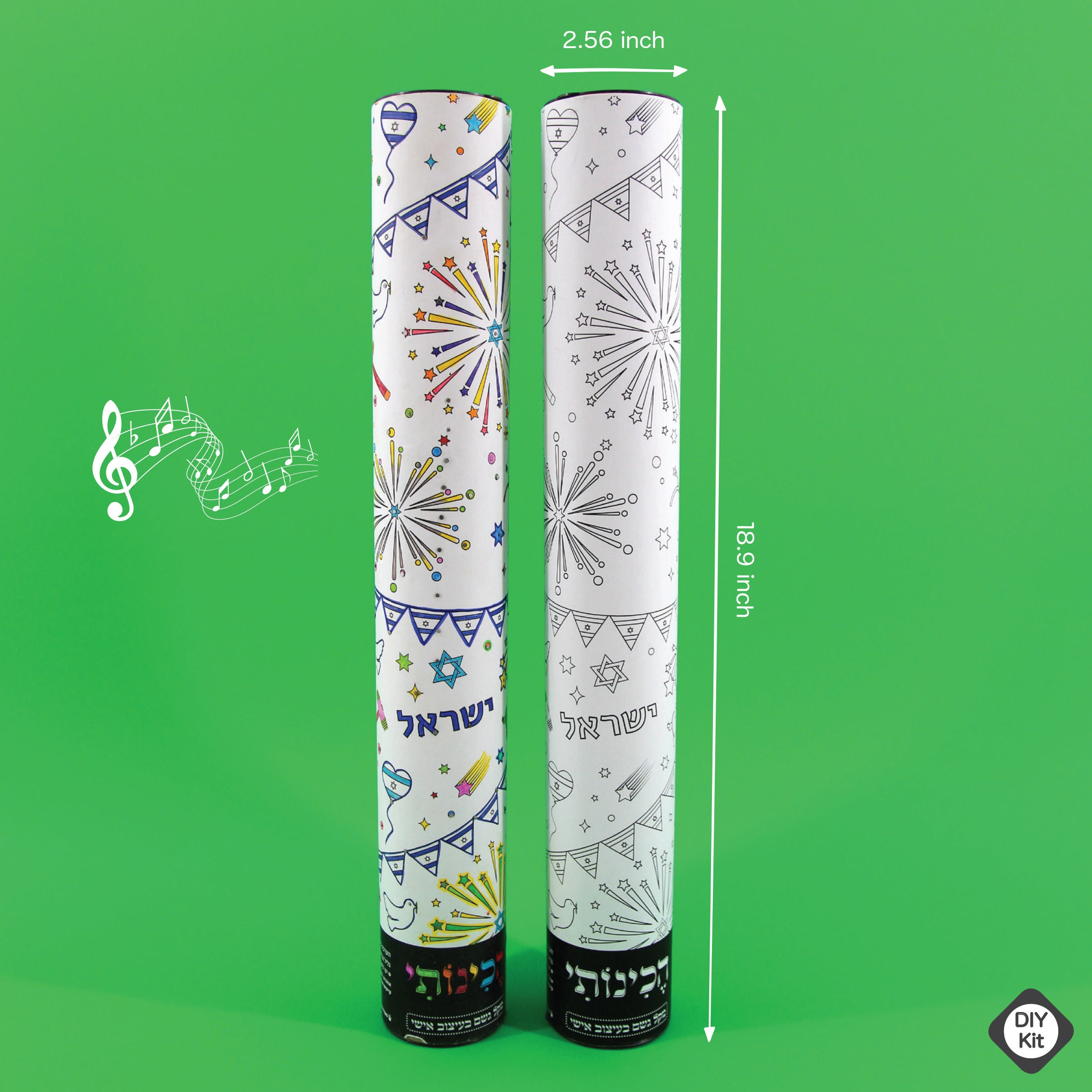Kids Coloring Israel Independence Day, Paint Kit for Kids, DIY Musical ...