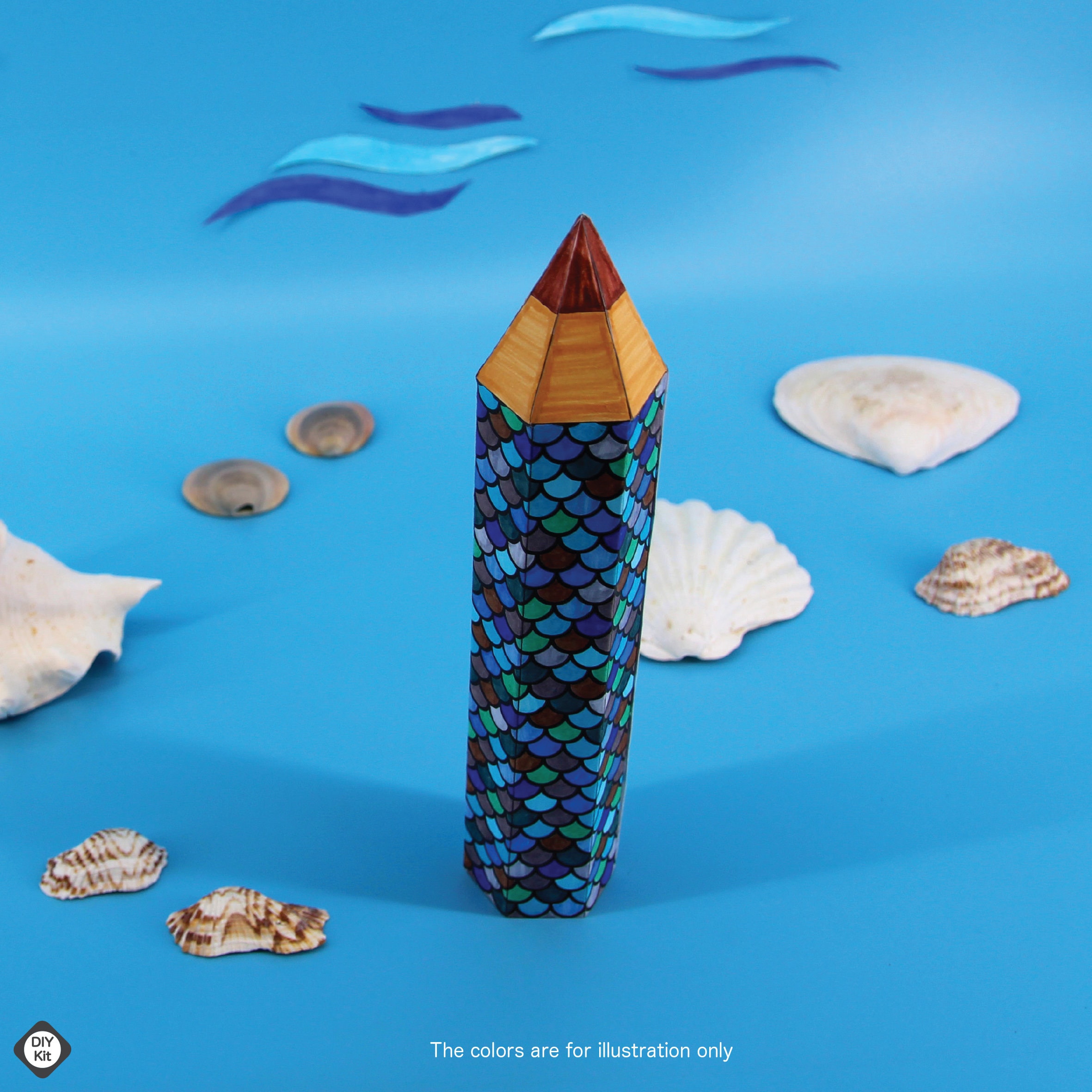 3D Coloring Papercraft Instant Downloadpdf, Kids 3D Paper Sculpture ...