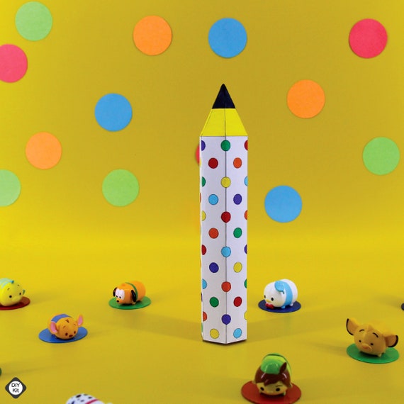 3D Coloring Dots Paper Easy Papercraft Activity Craft Paper | Etsy