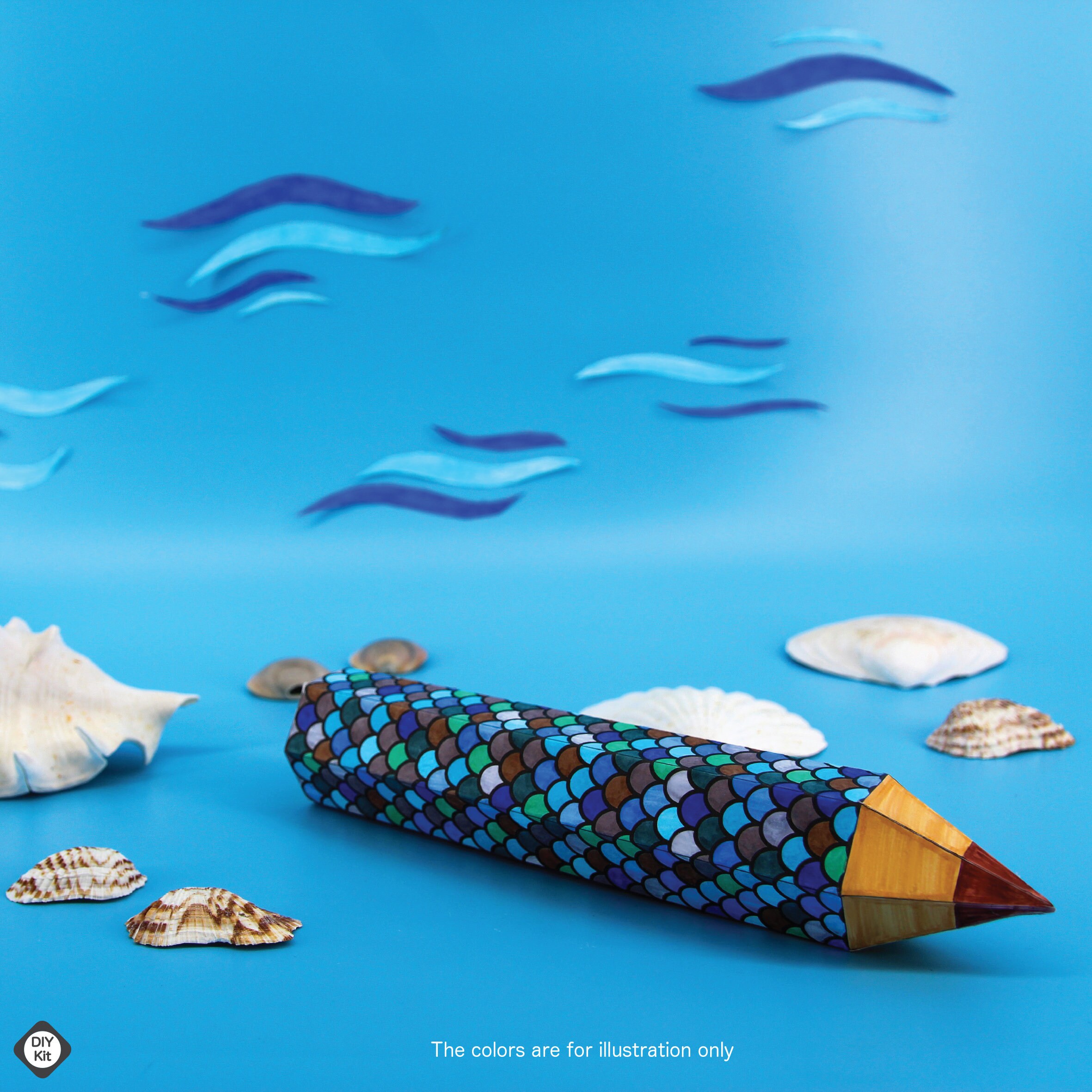 3D Coloring Papercraft Instant Downloadpdf, Kids 3D Paper Sculpture ...