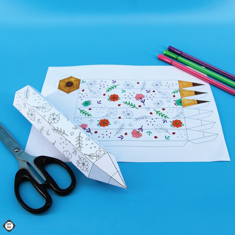 Papercrafts 3D DIY Kids Activity Birthday Activity for | Etsy