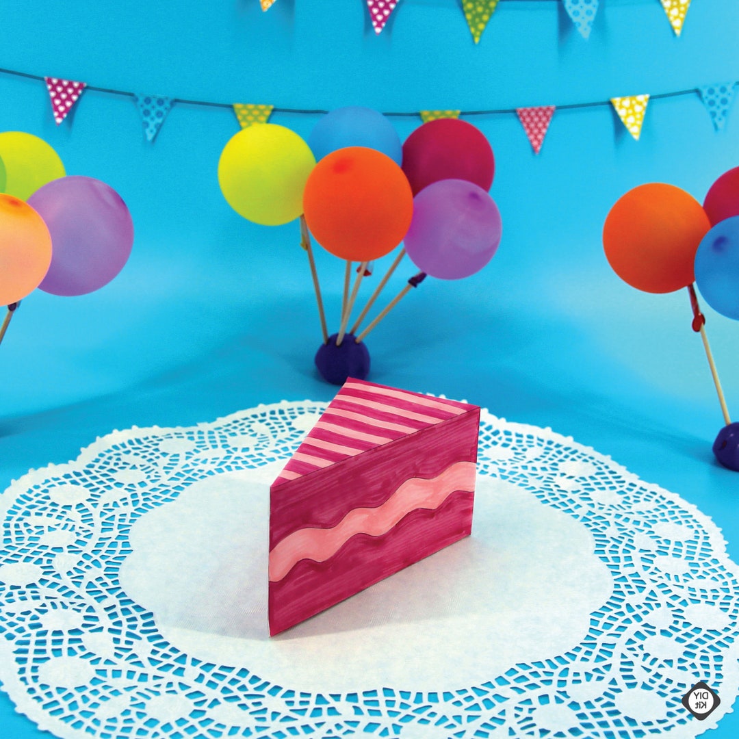 DIY Kids Activity Craft, Kids Dessert Paper Origami Decor Printable ...