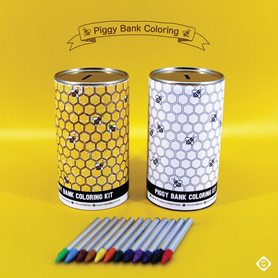 Beehive Piggy Bank for Kid, Kids Craft Kit, Unique Piggy Bank ...