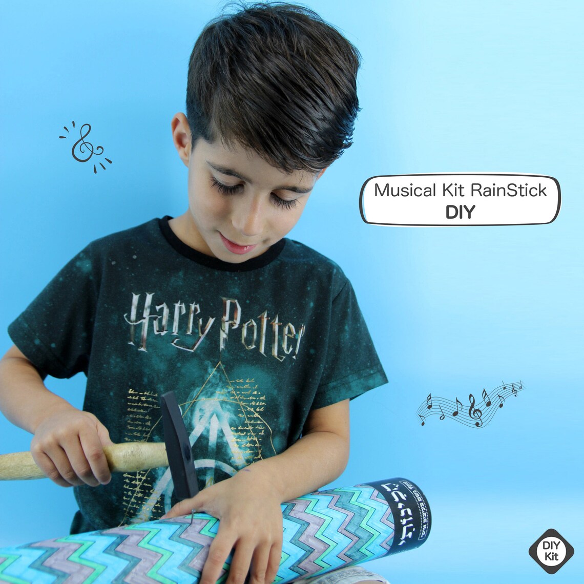 DIY Musical Rainstick Kit for Boys, Kids Craft Kits, Diy Activity Kit ...