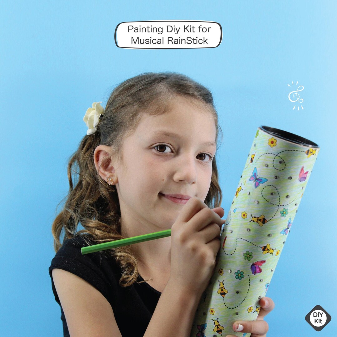 DIY Musical Rainstick Kit for Girls, Girls Craft Kits, DIY Activity Kit ...