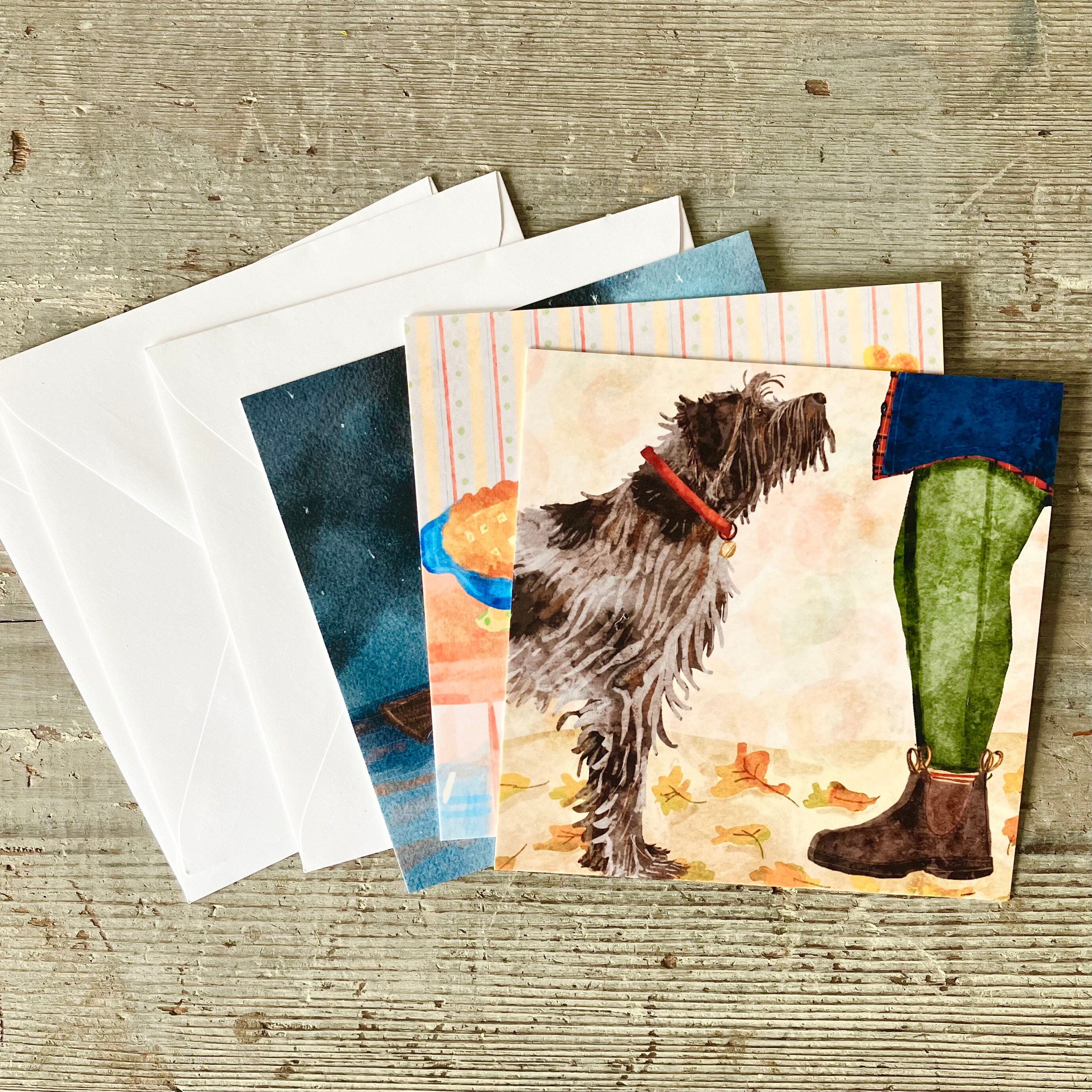 Griff Pack, Notecard Set, Wirehaired Pointing Griffon Notecards, Dog ...