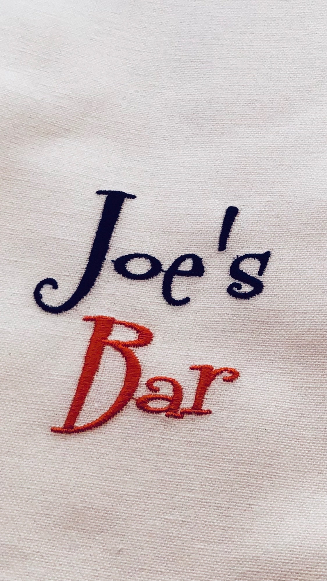 Personalized Cocktail Bar Towel White Dishtowel/bar Cloth - Etsy