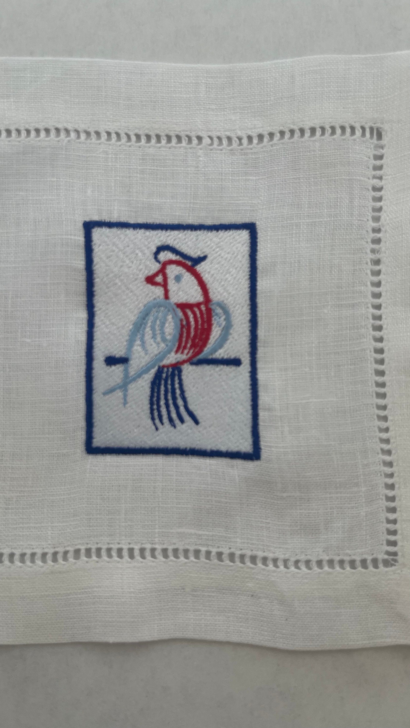 Mah Jongg Cocktail Napkins Linen Asian Chinese Love Mahj Bar Cart Decor ...