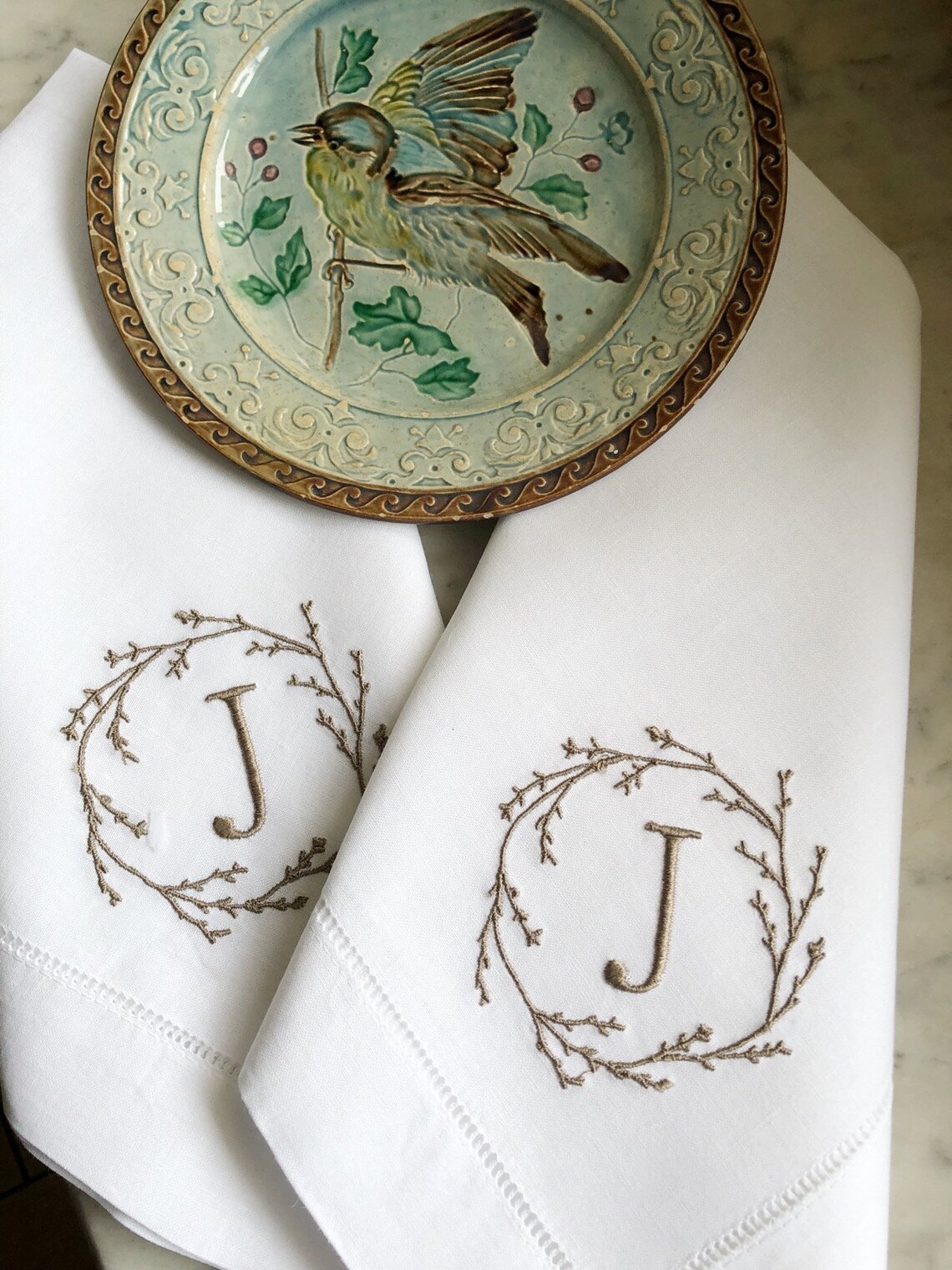 Monogrammed Napkins linen Napkins cloth Napkins dinner Napkins table ...