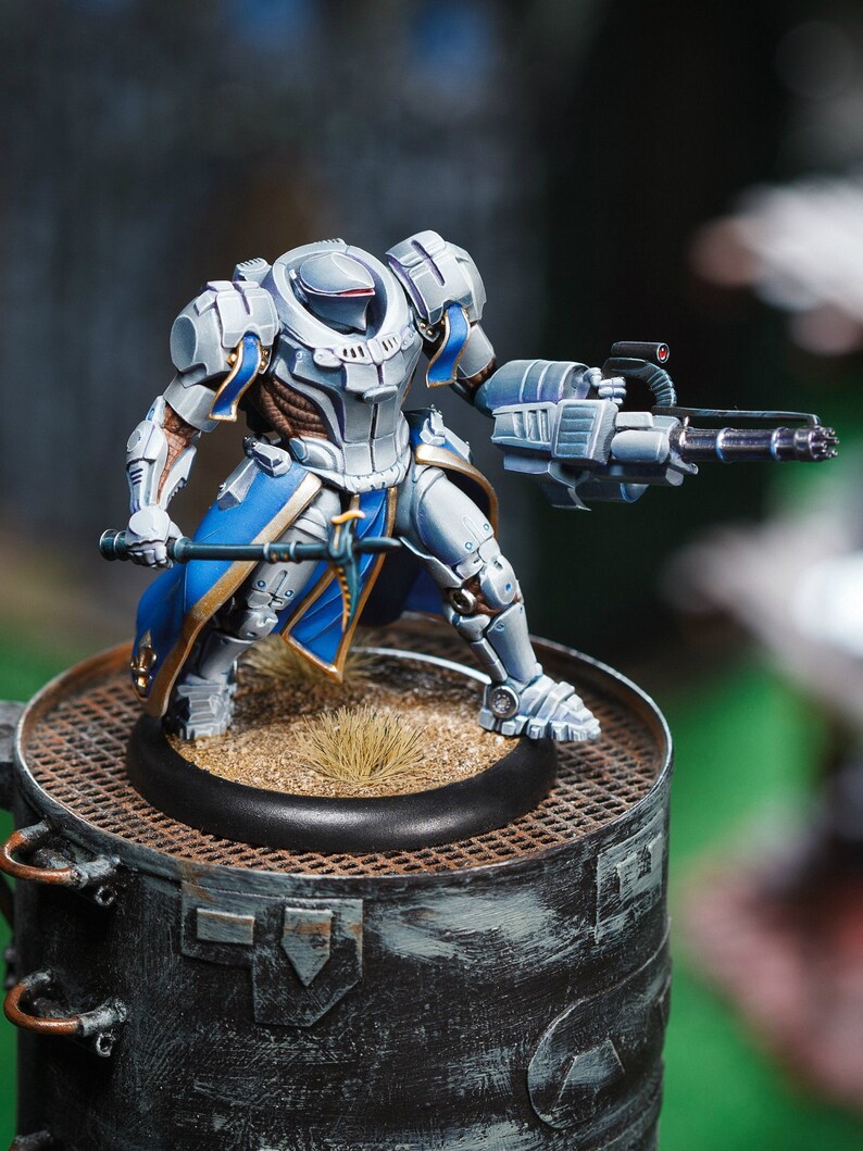 Squire Knight sci-fi miniatures VergeofWar 28mm | Etsy