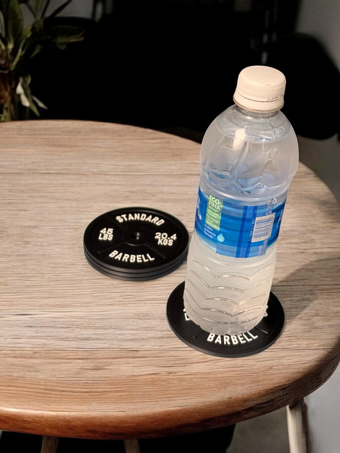 Barbell Coaster, Weightlifting Coaster, Fitness Gift, Gym Decor ...