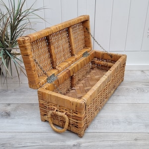 Wicker Blanket Chest - Etsy