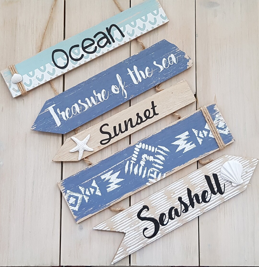Large Beach Sign, Beach House, Coastal Decor, Beach Decor, Coastal ...