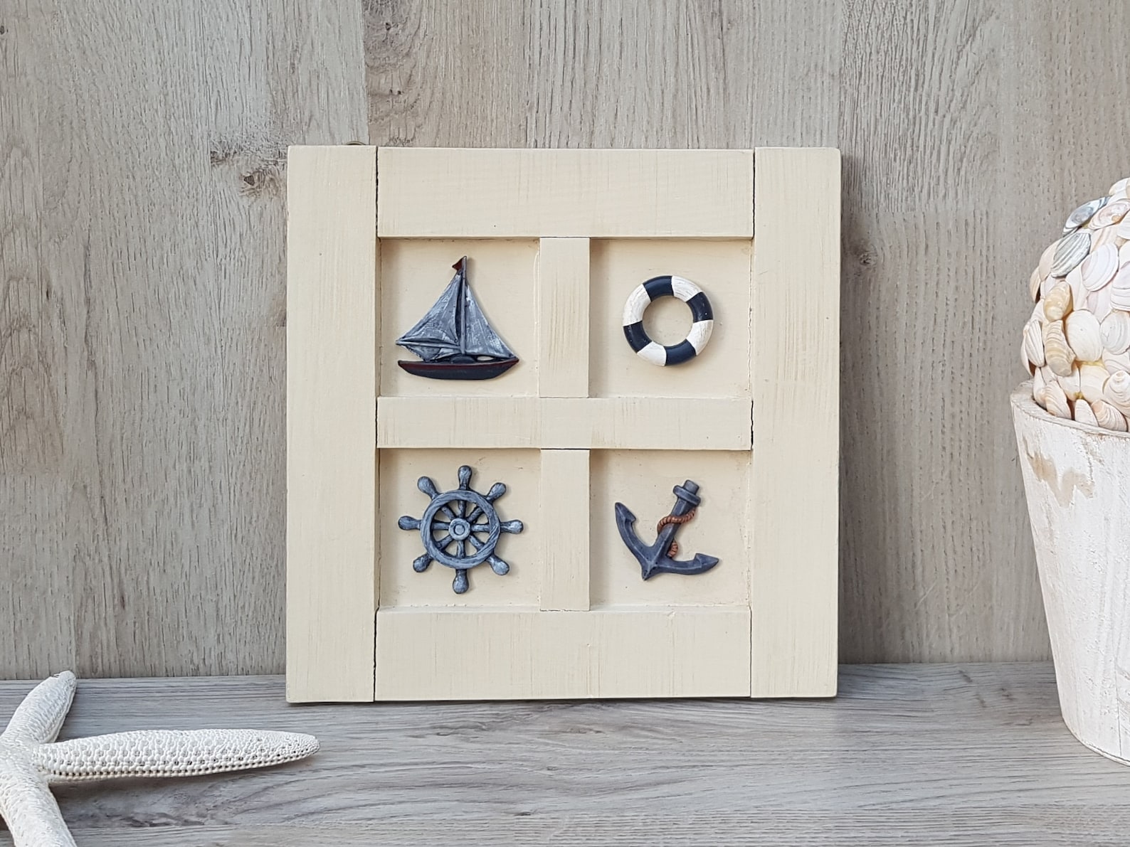 Vintage Coastal Wall Art, Set of 2, Nautical Decor, Beach House Decor ...