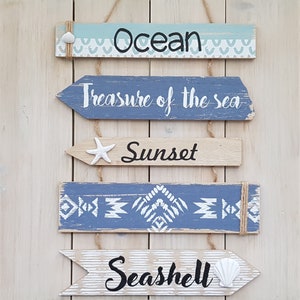 Large Beach Sign, Beach House, Coastal Decor, Beach Decor, Coastal ...
