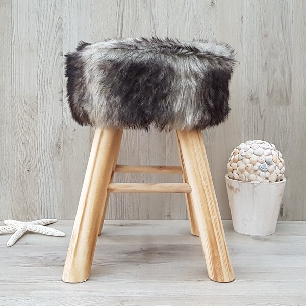 Fur Stool - Etsy