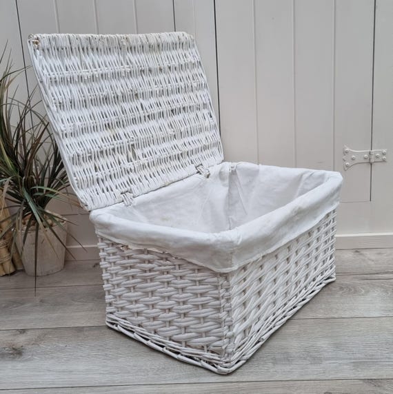 Large white storage chest store