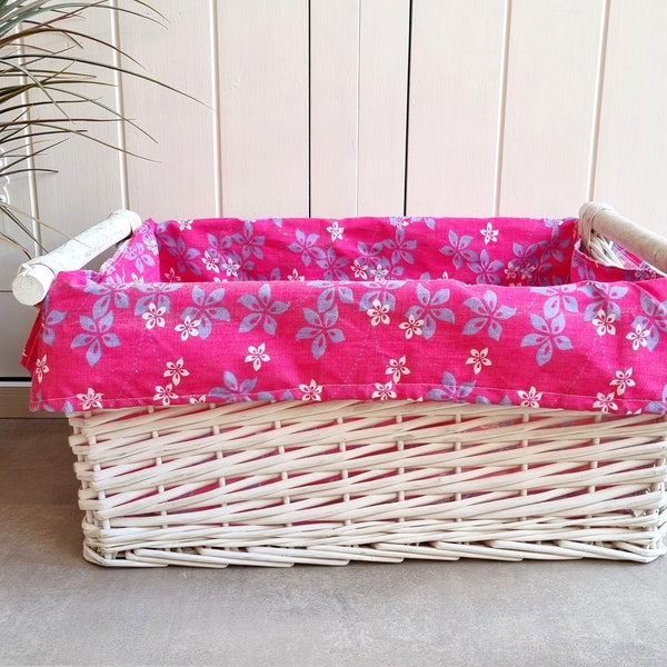 Large White Wicker Baskets - Etsy