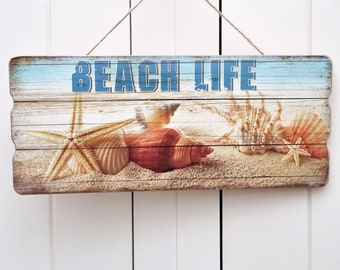 Wooden Beach Signs - Etsy