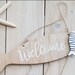 Wooden Fish 'welcome' Sign Beach Decor Coastal - Etsy