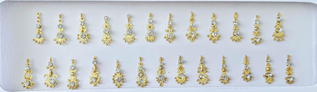 Bindi, Bridal Face Gems, Sticker Stick Jewels Bindi Dots Body Art ...