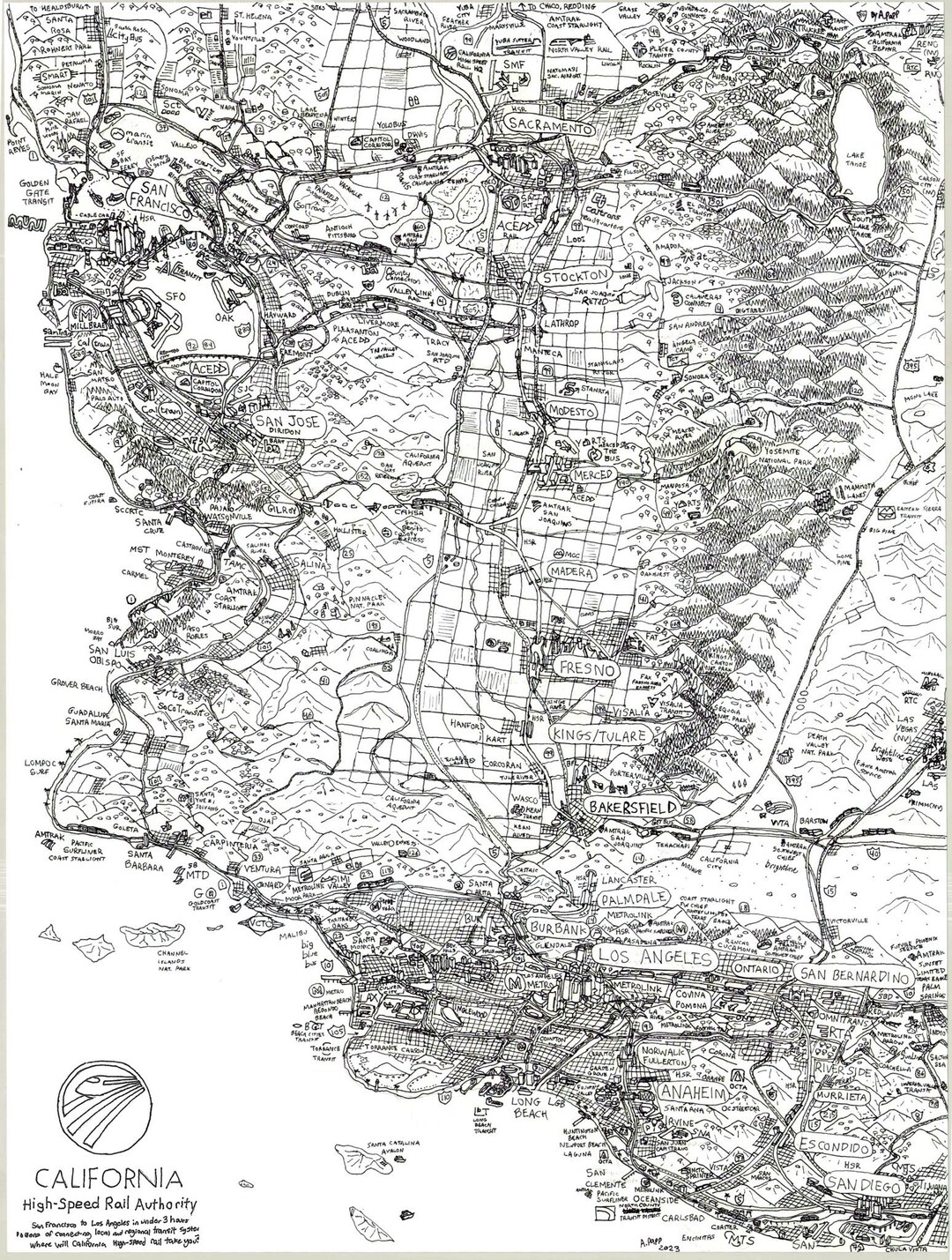 California Map - Etsy