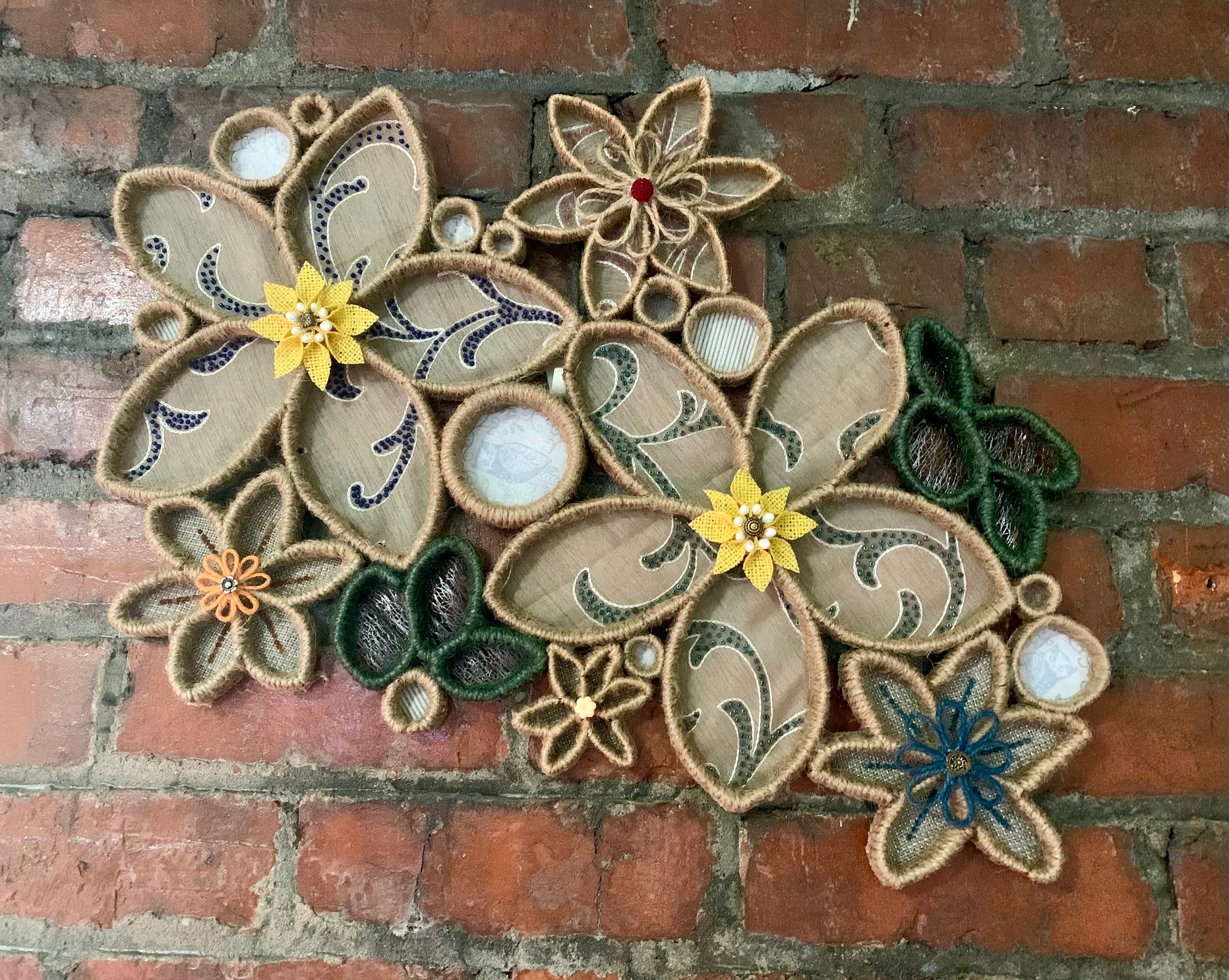 Floral 3D Wall Decoration - Etsy