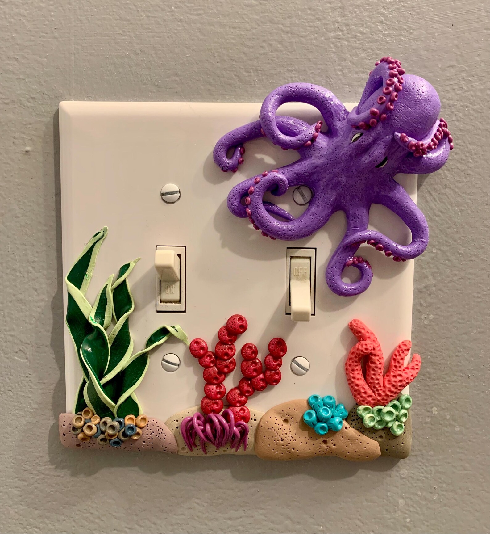 Polymer Clay Switch Plate Cover Etsy