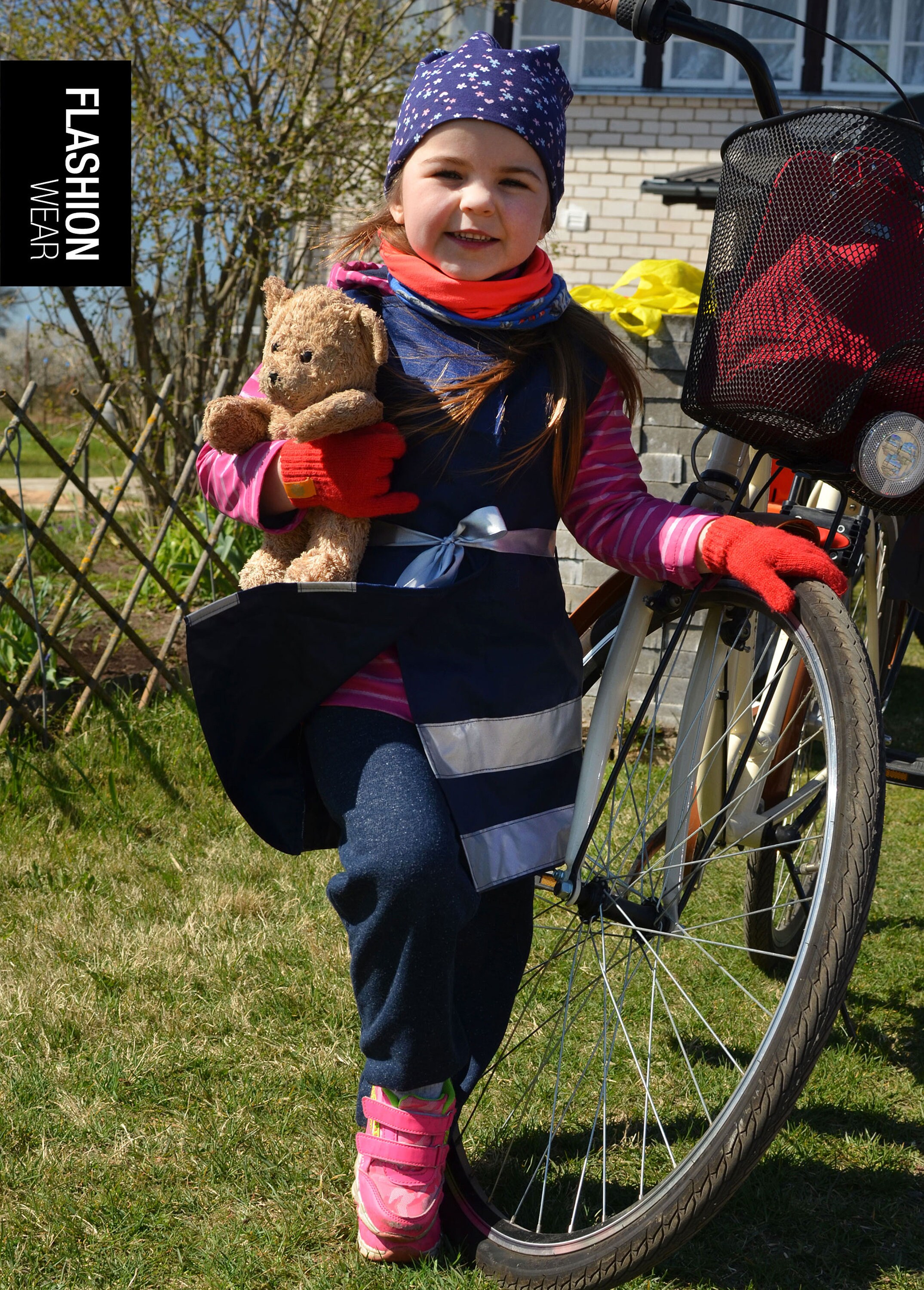 Reflective Vest for Kids. Children Vest for Cycling. Gift for Girl Age ...