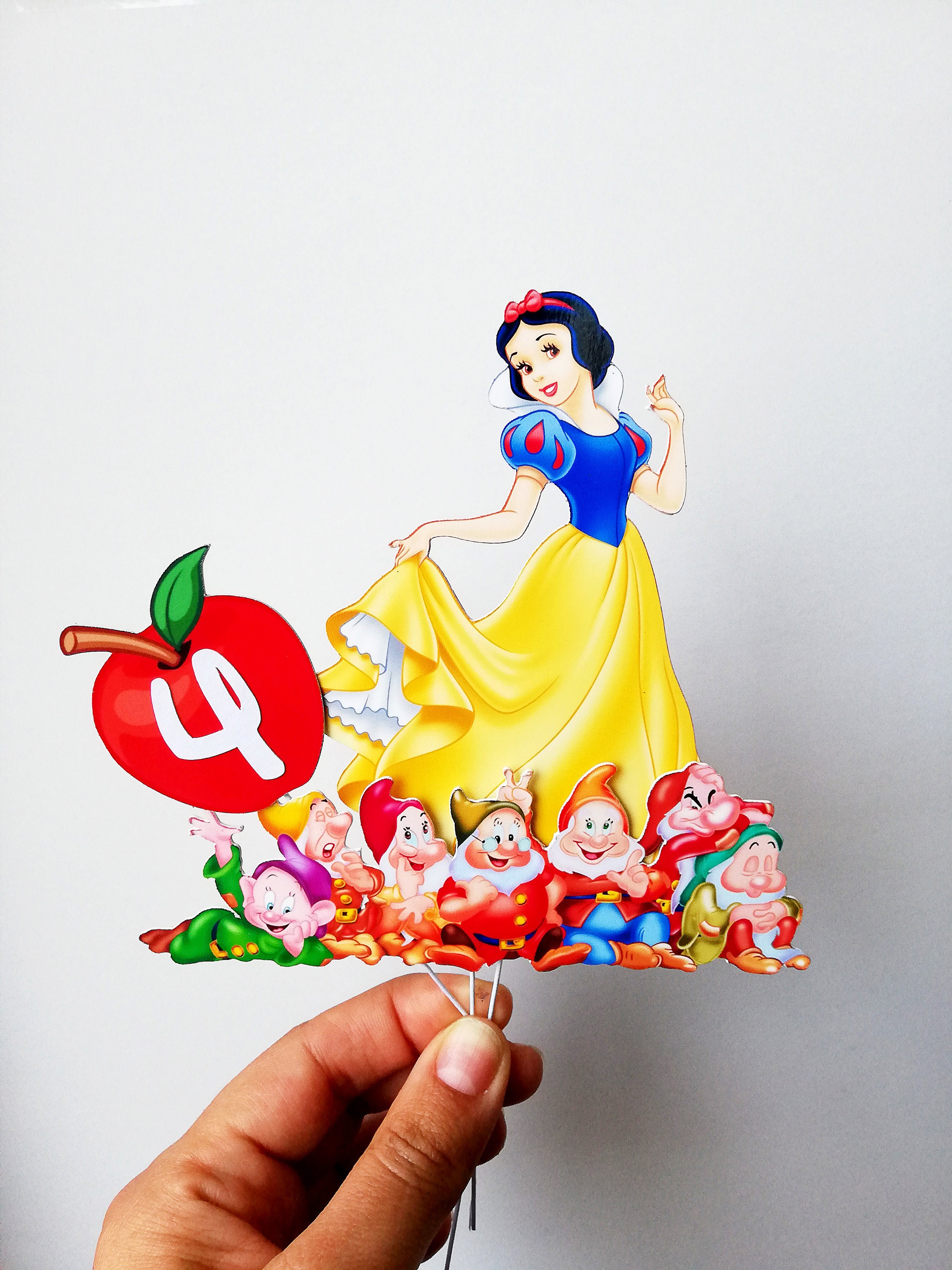 Snow White Cake Topper Snow White Topper Snow White Theme | Etsy