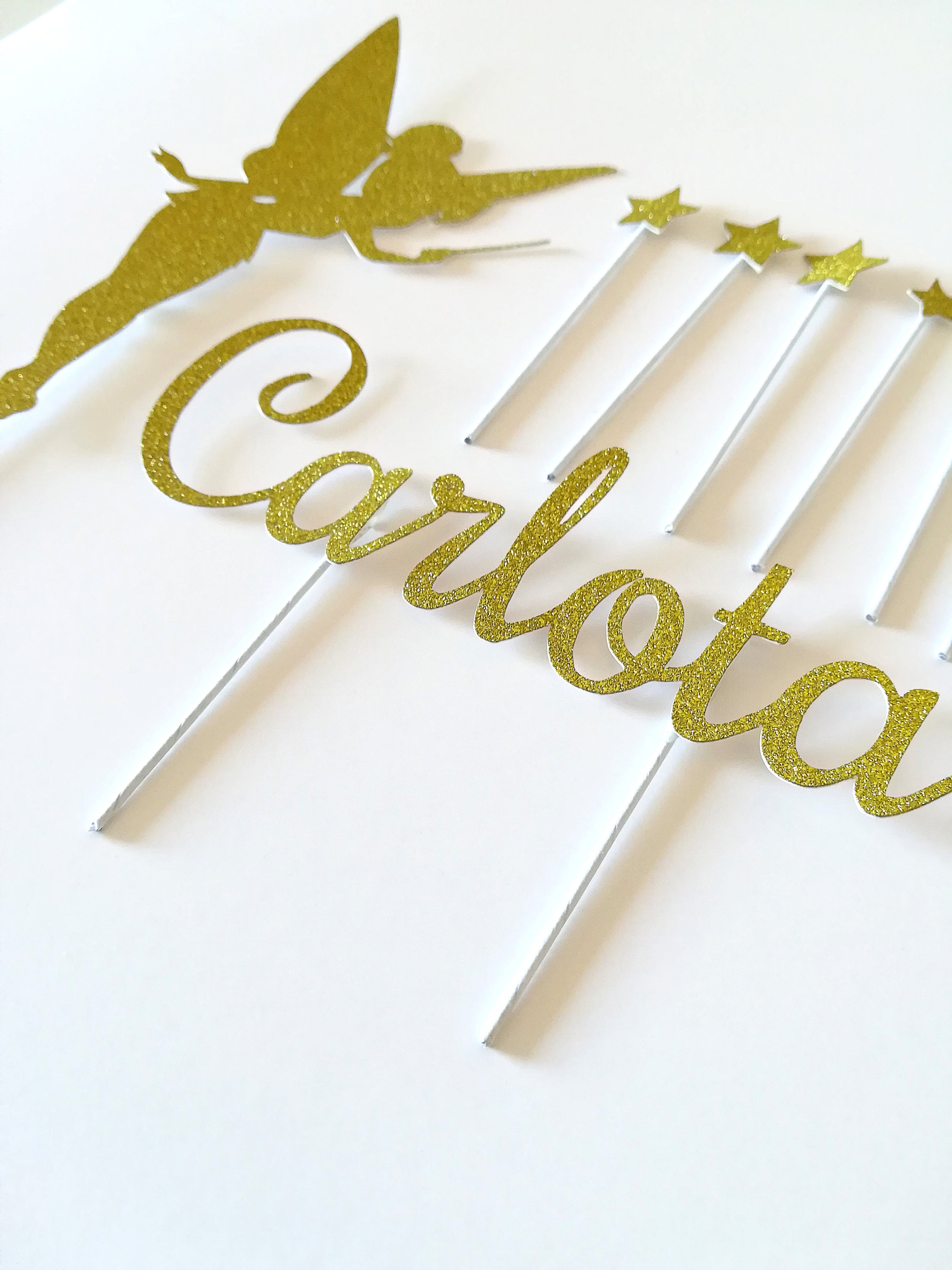 Personalized Tinker Bell Cake Topper: Fairy Birthday Party Decor - Etsy