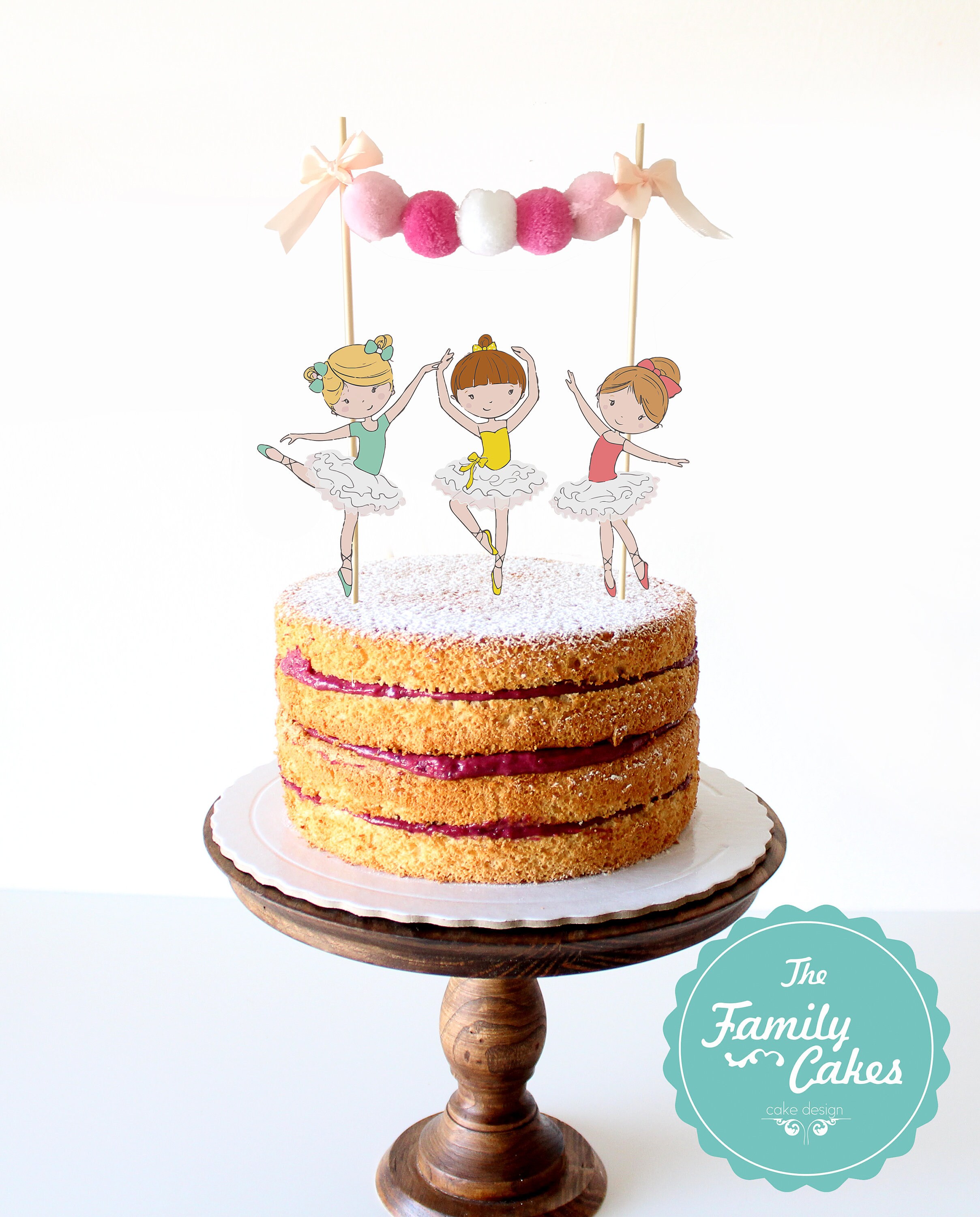 Ballerina Cake Topper Dancer Topper Ballerina Cupcake | Etsy