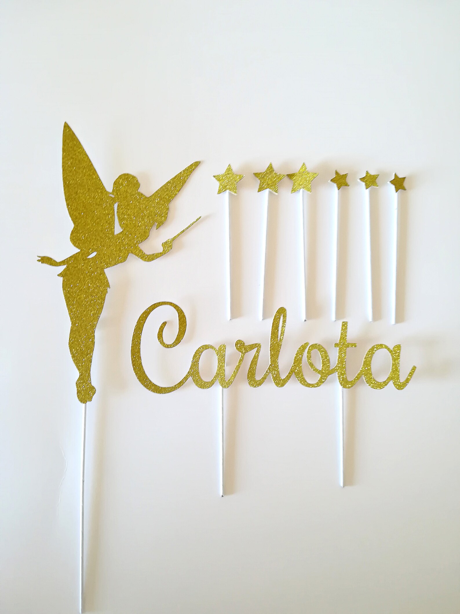 Tinker Bell Cake Topper Tinker Bell Topper Fairy Topper - Etsy
